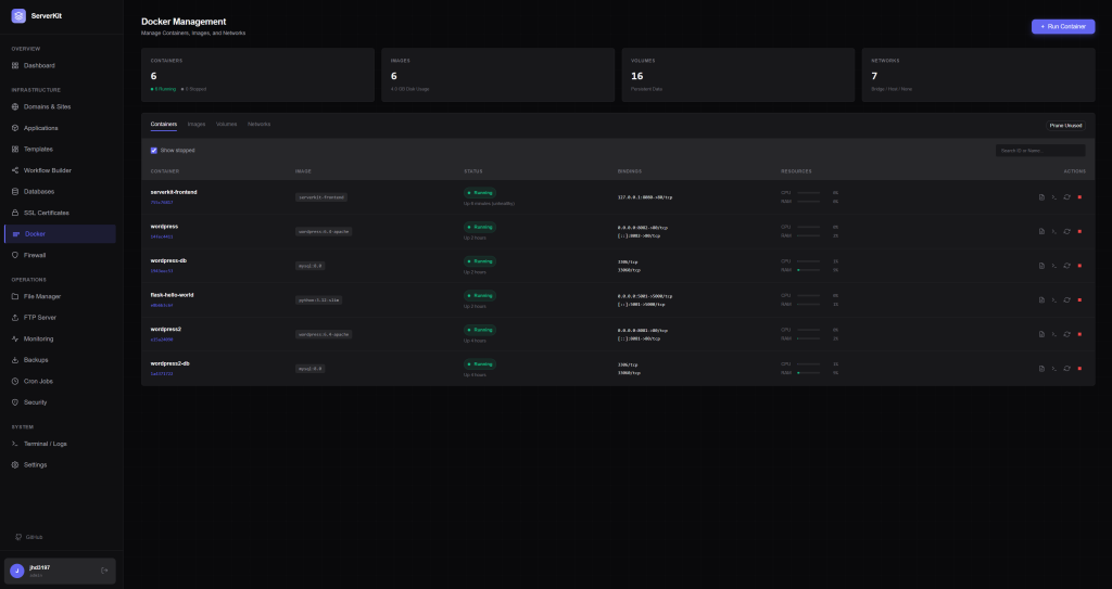 ServerKit | Juan Denis - Full Stack Developer